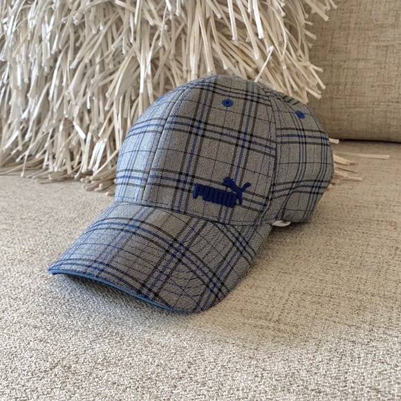Puma | Accessories | New Puma Plaid Flex Fit Limited Edition Hat | Poshmark